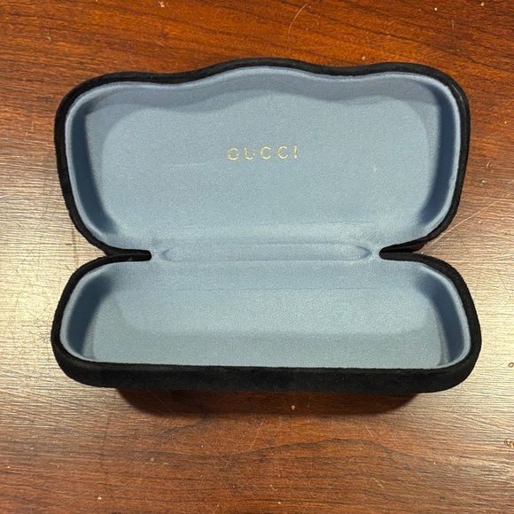 Gucci | Accessories | Gucci Glasses Case Black And Gray | Poshmark